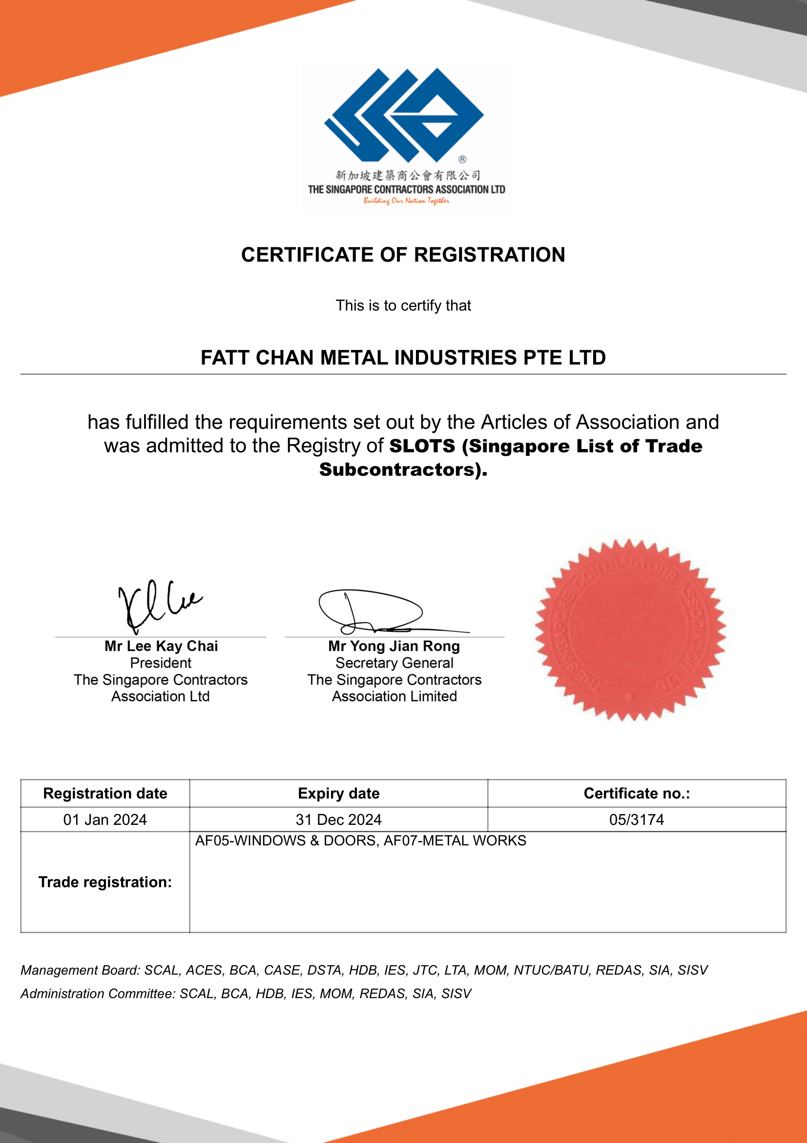 About Us - Fatt Chan Metal Industries